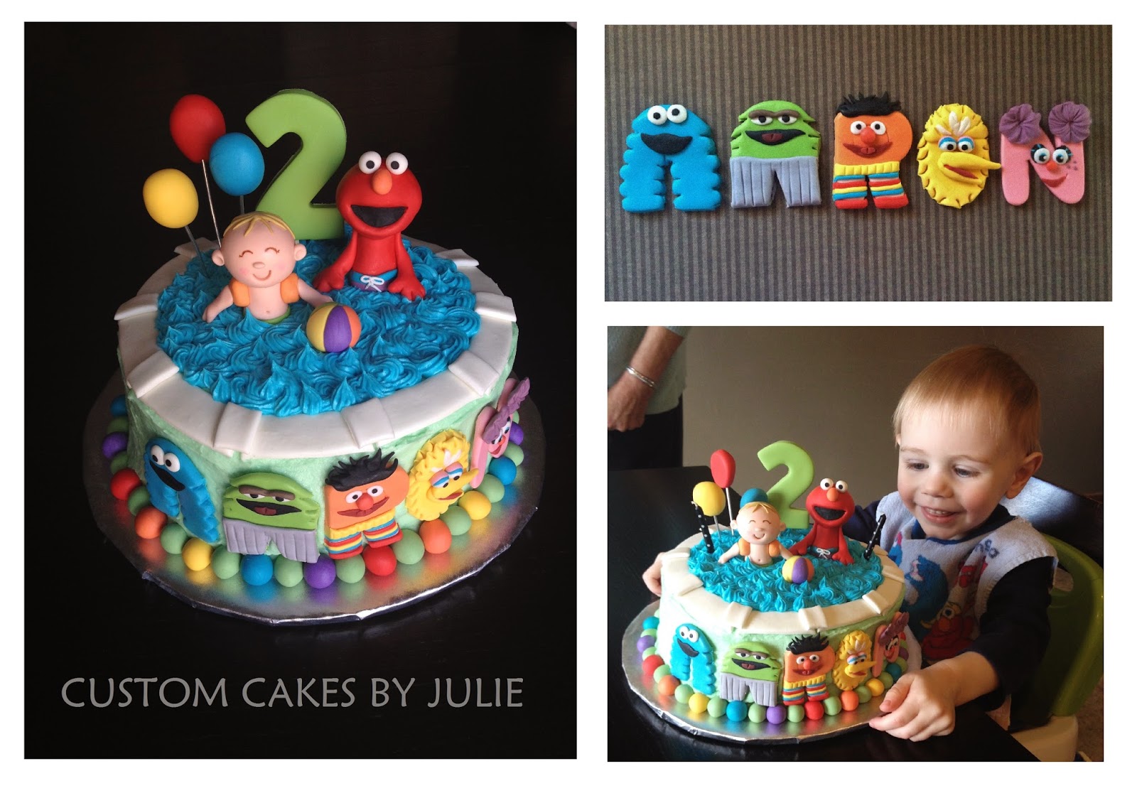 Custom Cakes by Julie: Sesame Street Birthday Cake