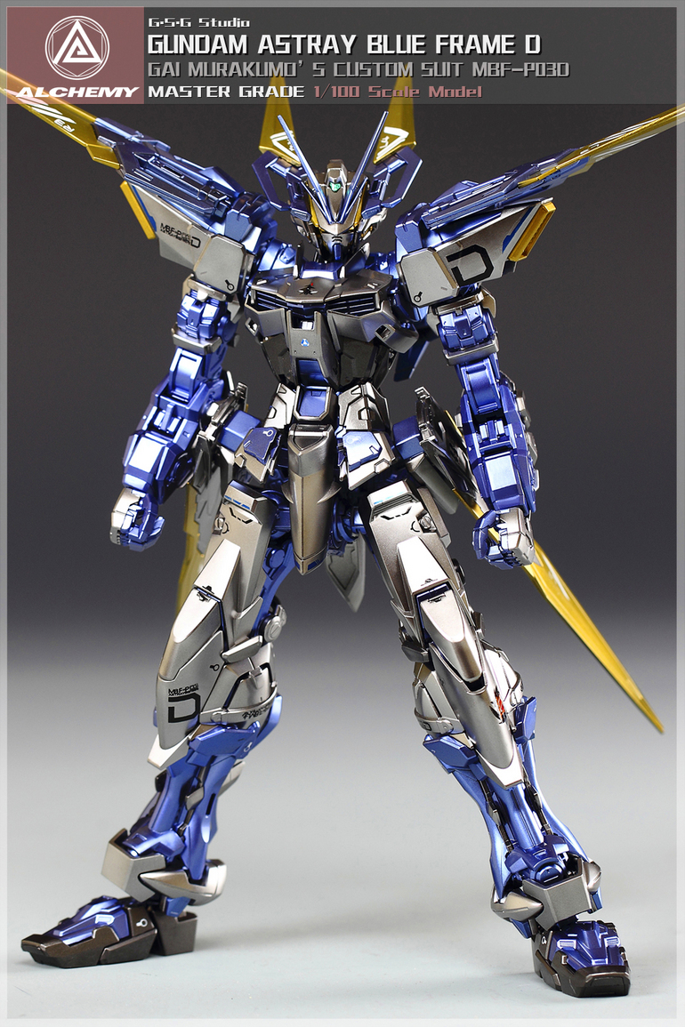 GUNDAM GUY: MG 1/100 Gundam Astray Blue Frame D - Painted Build
