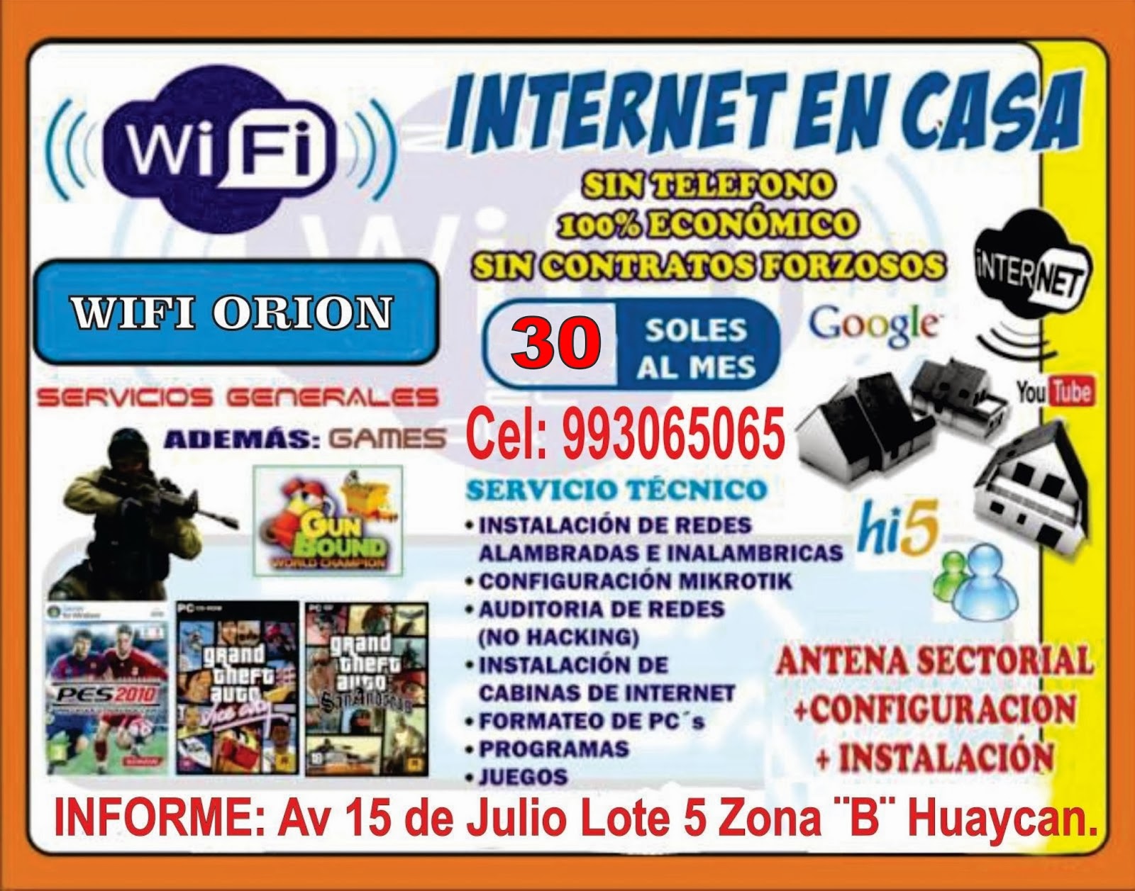 HUAYCAN WIFI ORION.COM