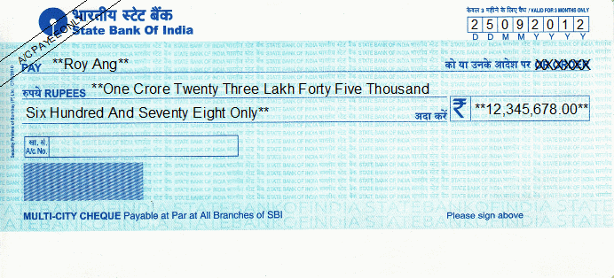 IBPS CIRCLE: TYPES OF CHEQUES ISSUED IN INDIA