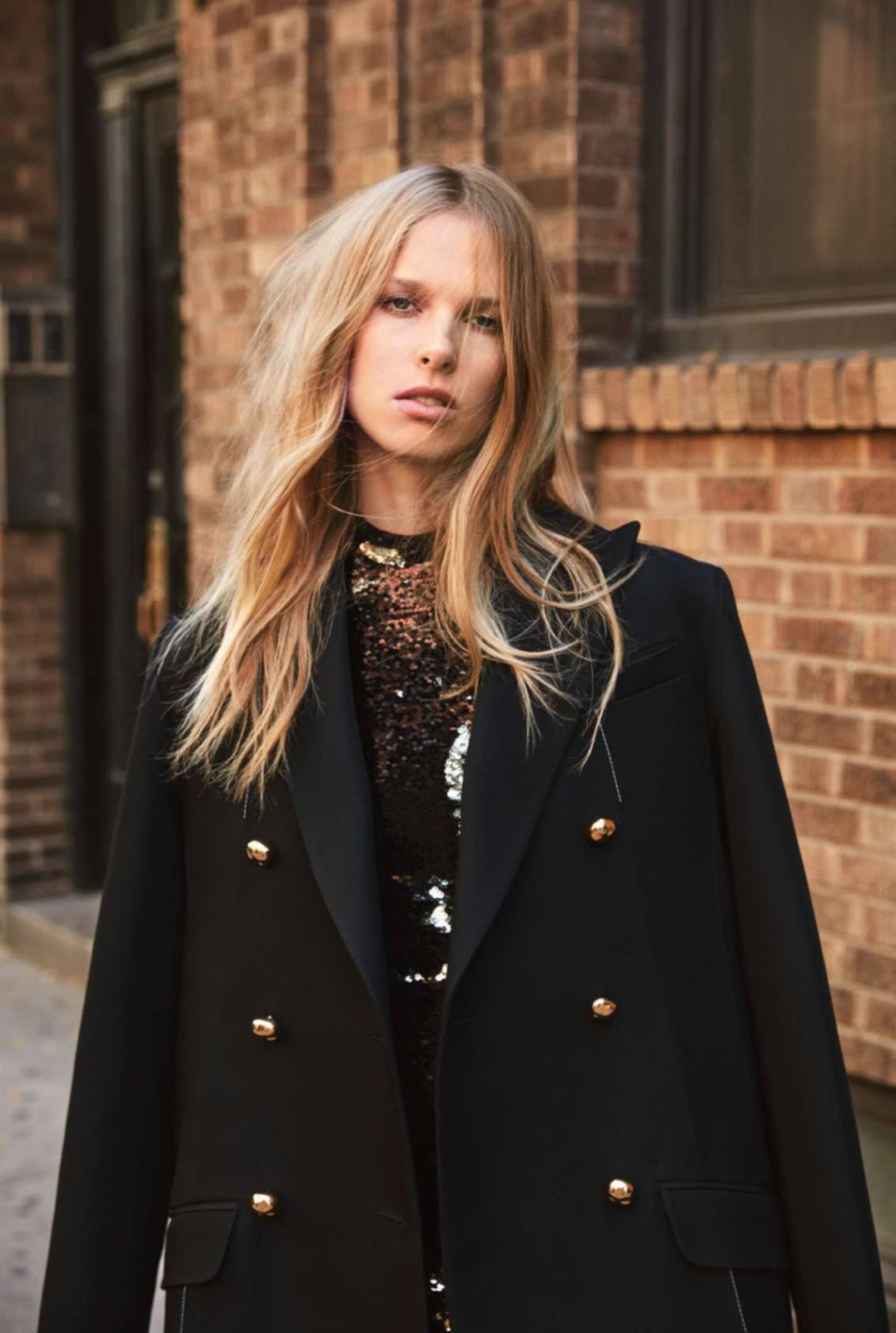 Lina Berg in Elle France December 16th, 2016 by Gregory Derkenne