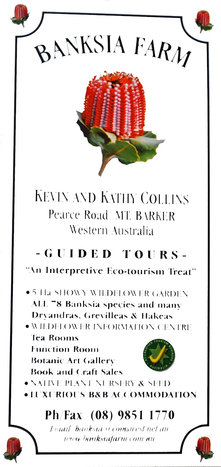 A Passion for Flowers: The Banksia Book & Farm