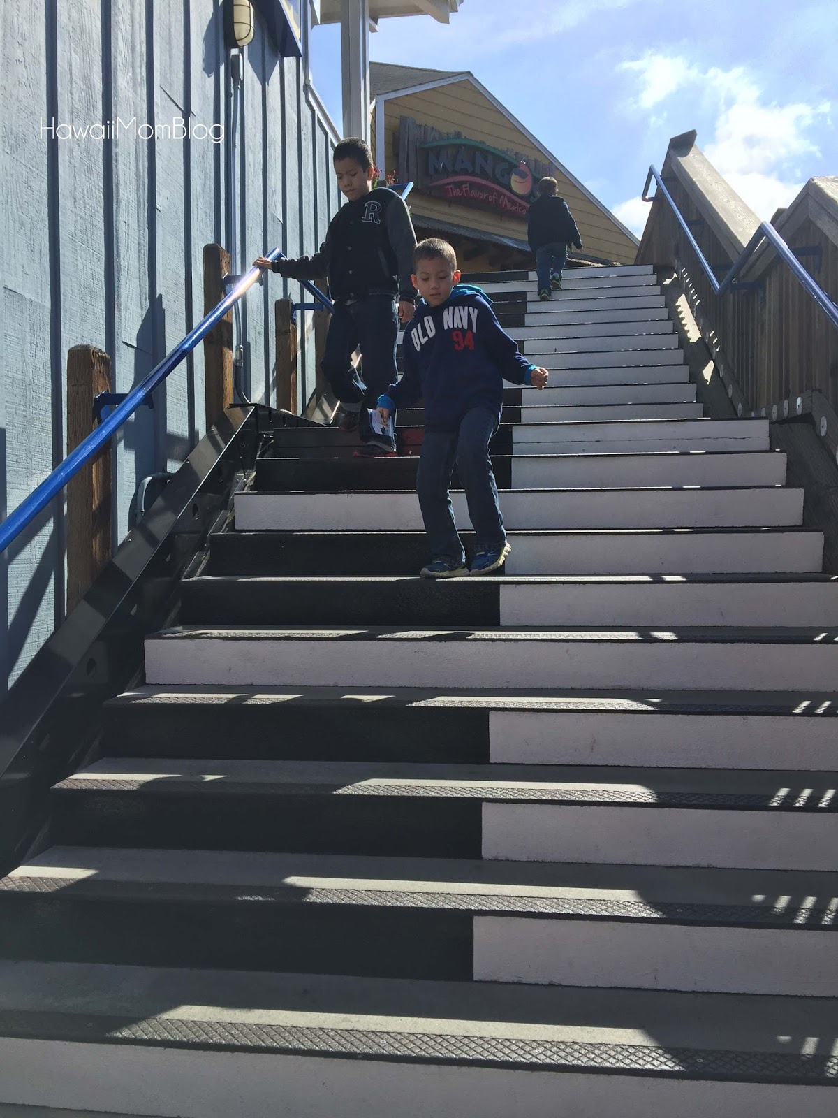Hawaii Mom Blog: Visit San Francisco: Musical Stairs at Pier 39