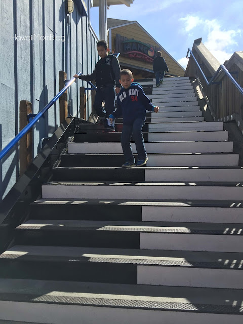 Hawaii Mom Blog: Visit San Francisco: Musical Stairs at Pier 39