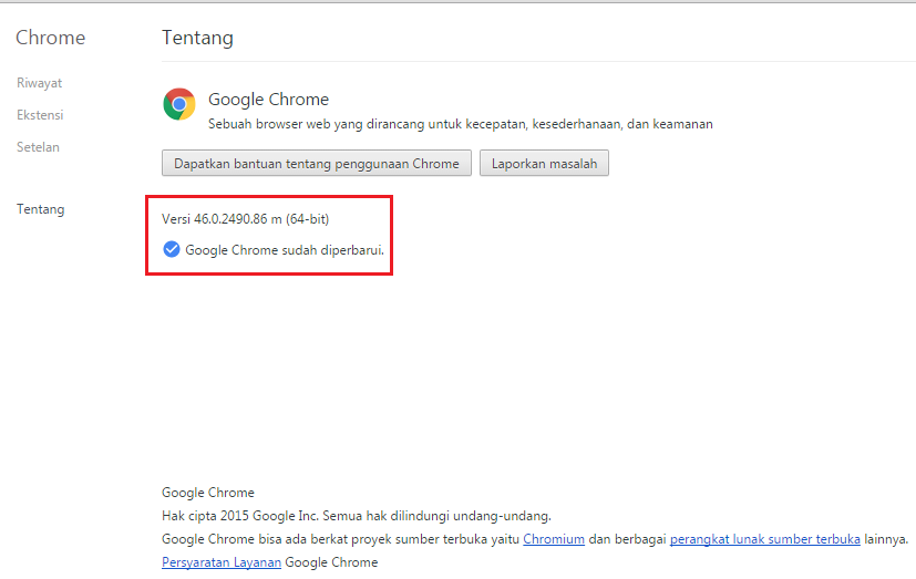 Cara Update Chrome - lasopablink