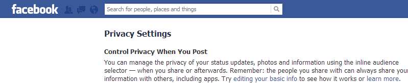 This Side of Perfect: Facebook Privacy Settings: A Basic How-To