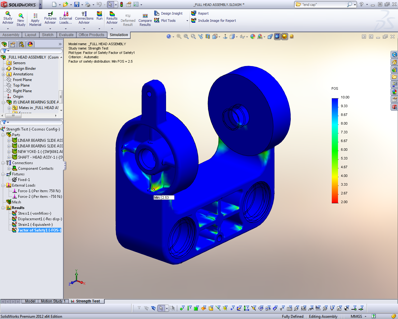 Tms Cadcentre Solidworks In Scotland Solidworks Premium Simulation