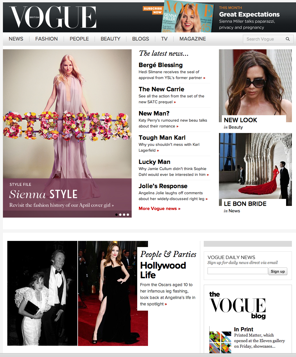 kayla-flett-media: Media Review - www.vogue.com.au - Final