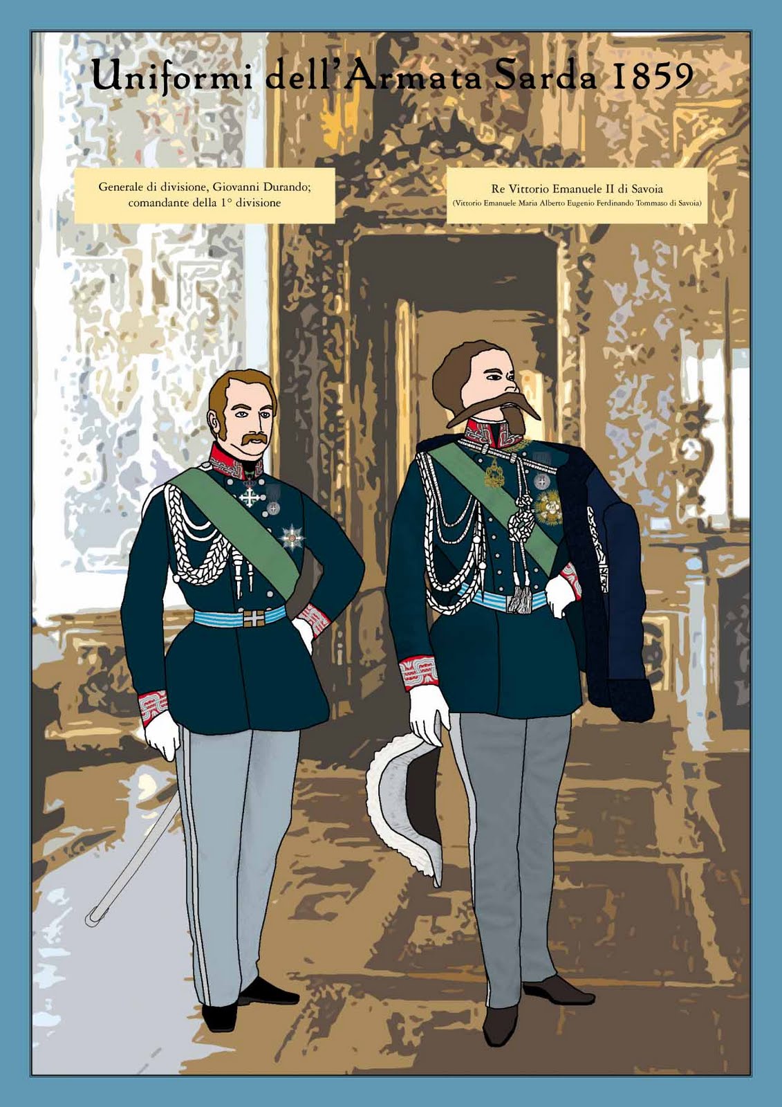 Uniformi Italiane: Periodo dal 1859