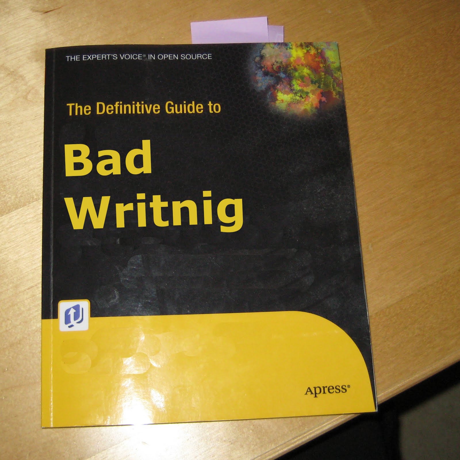 Lennart Schedin: Does Apress squeeze out books without editing?