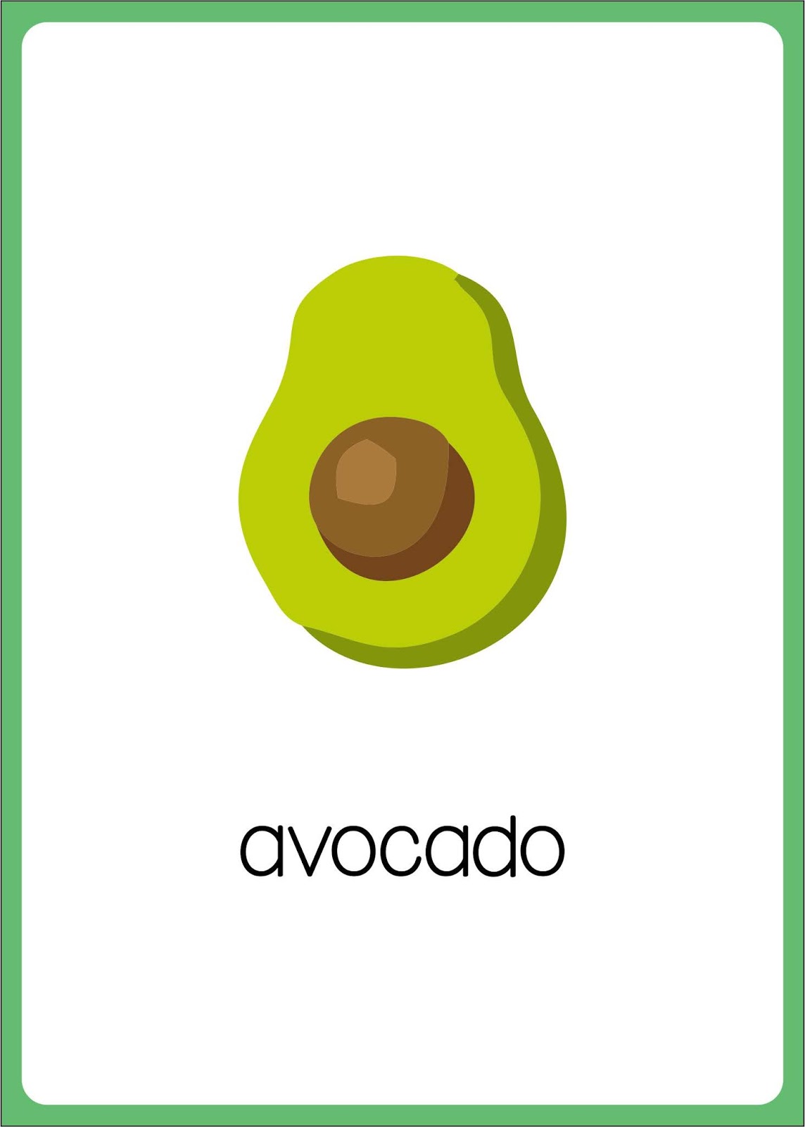 FOOD FLASHCARDS - BABY FIRST WORDS