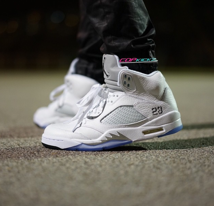 Jordan Junkies: Air Jordan 5 "White Metallic" - Official Images