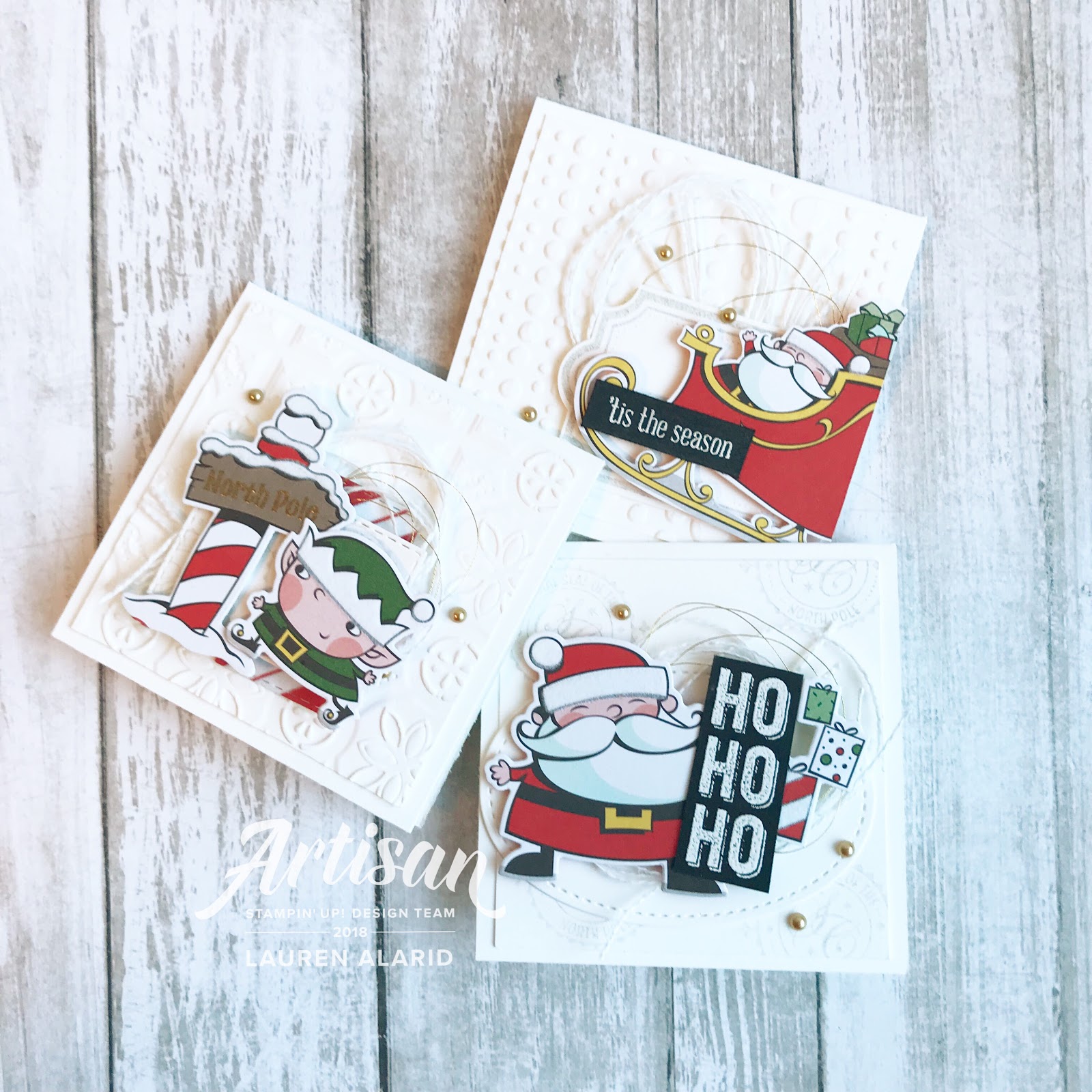 Crafty Little Peach: Stampin' Up! Signs of Santa - Christmas Lunchbox Notes