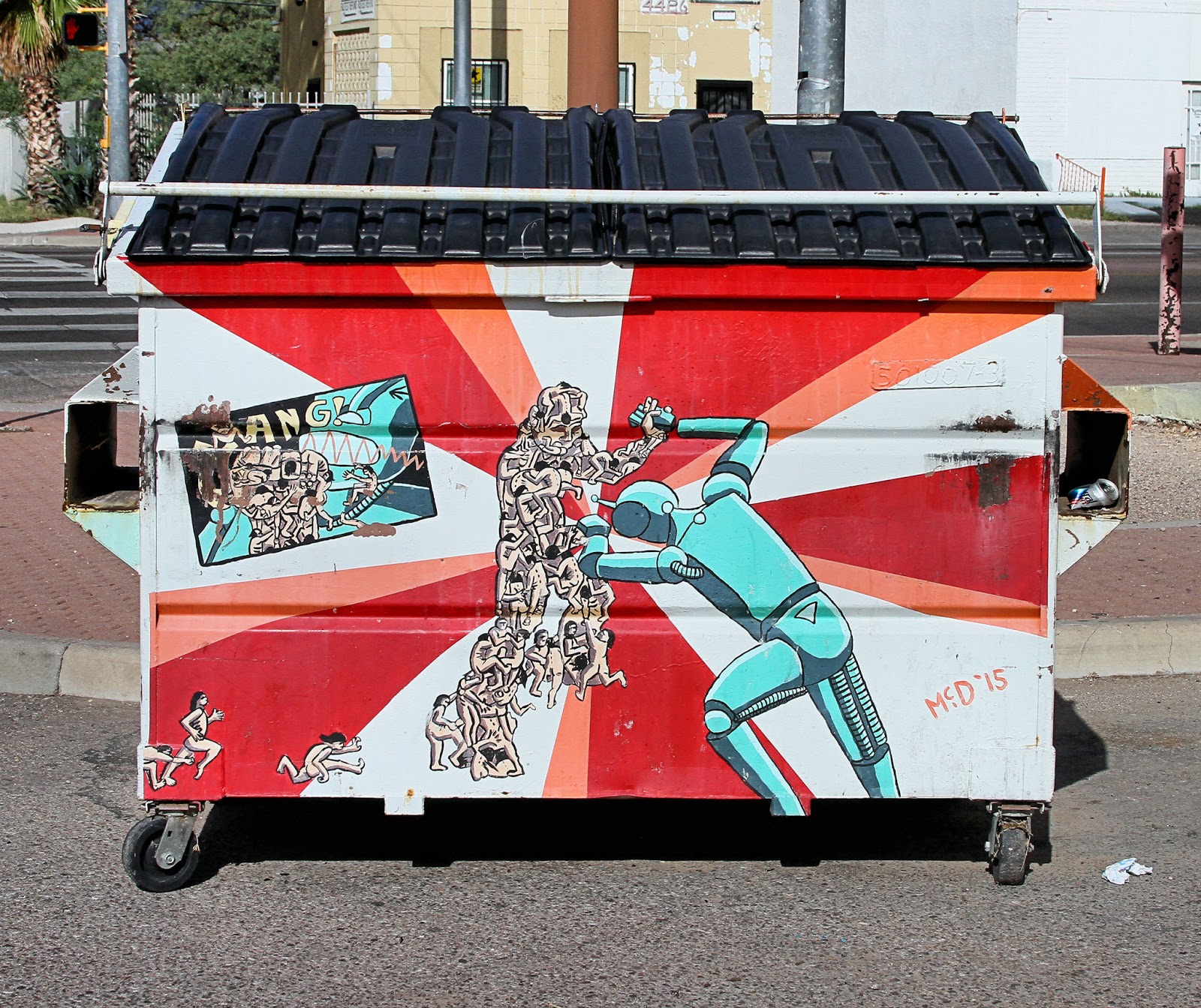 The Tucson Murals Project: Beautiful trash containers II