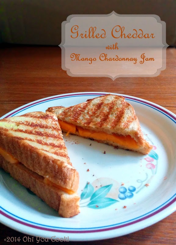 Grilled Cheddar with Mango-Chardonnay Jam: Grilled Cheese for Grown-ups ...