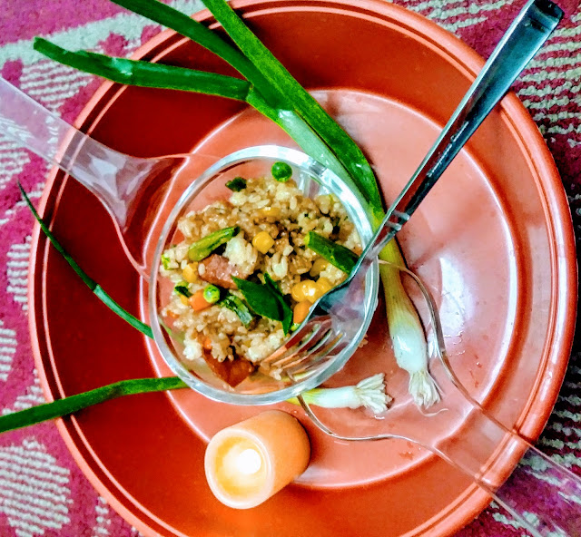 C-Lo's Olio Of Eatz: Cajun Bourbon Sticky Fried Rice