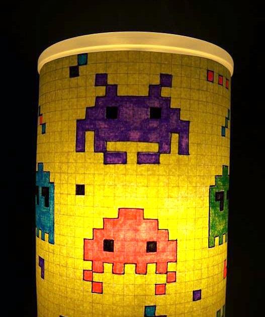 Library Arts: 8 bit lamp