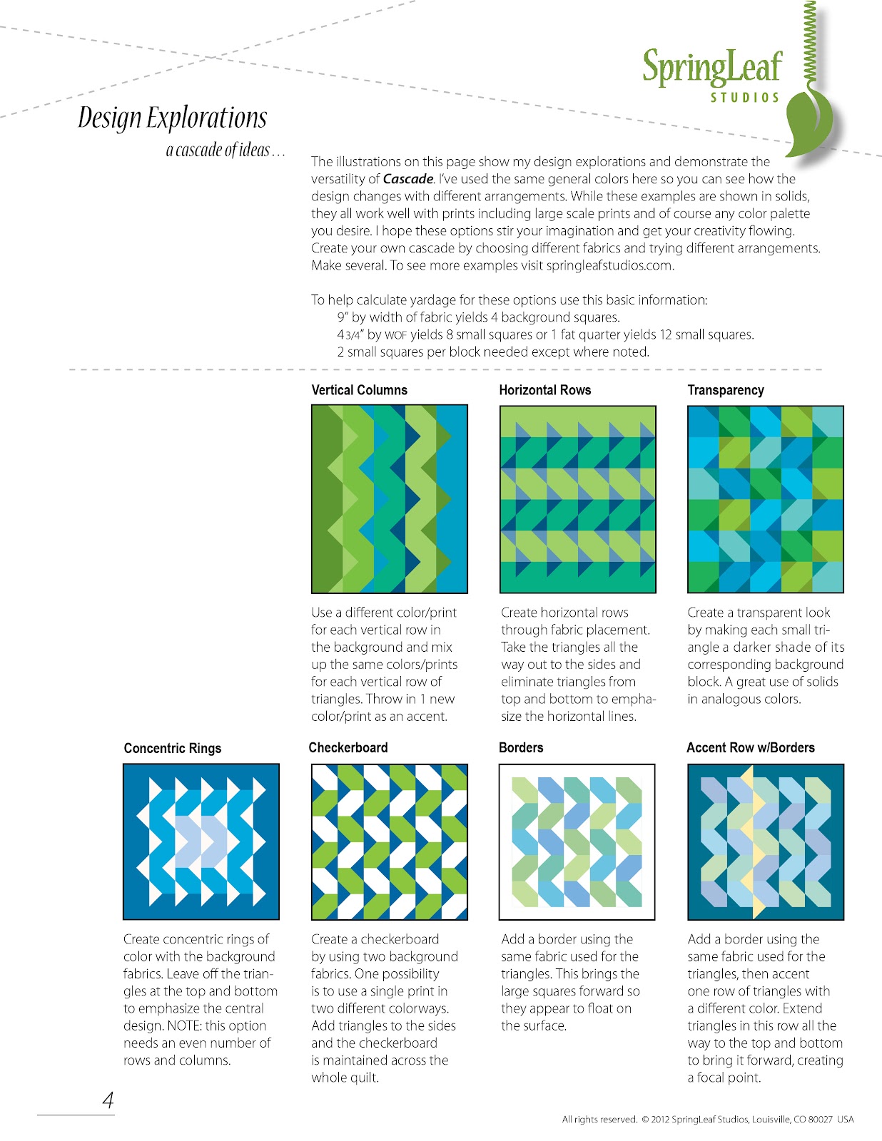 SpringLeaf Studios: Stay cool and refreshed with a new pattern ...