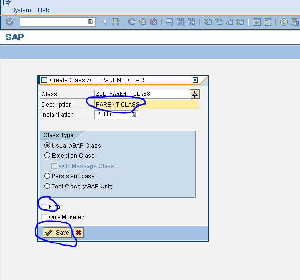 SAP TECH: Global Class : Inheritance