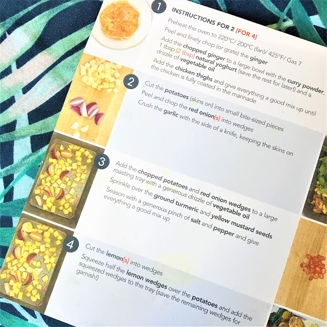 Gousto Indian-Spiced Chicken Tray Bake with Spinach Recipe - Laura ...