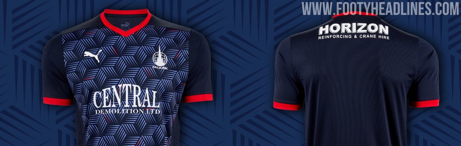 Falkirk 20-21 Home & Away Kits Released - Footy Headlines