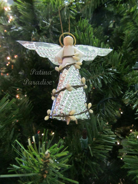 Handmade Angel Christmas Ornament - Patina Paradise