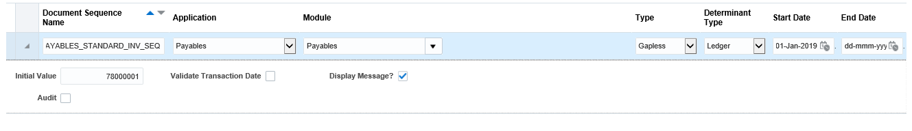 Oracle Application's Blog: Document sequence in oracle fusion payables