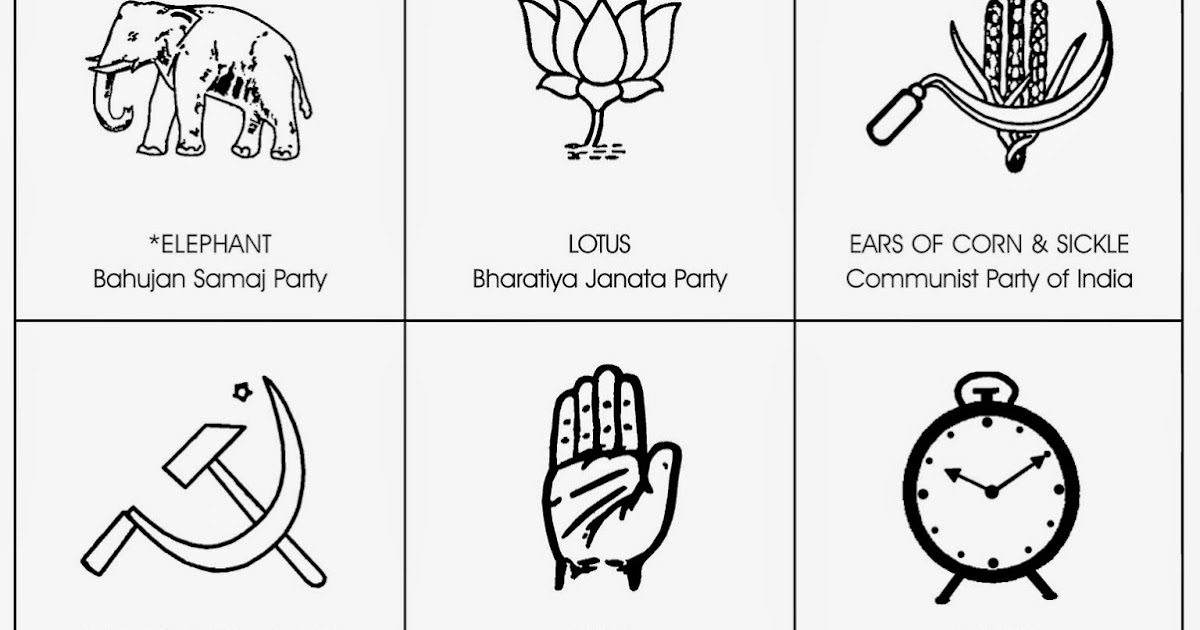 CLIP ARTS AND IMAGES OF INDIA: Indian Election Symbols