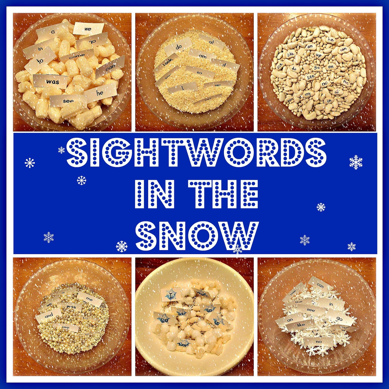 SNOWFLAKE SIGHT WORDS - Dr. Jean & Friends Blog