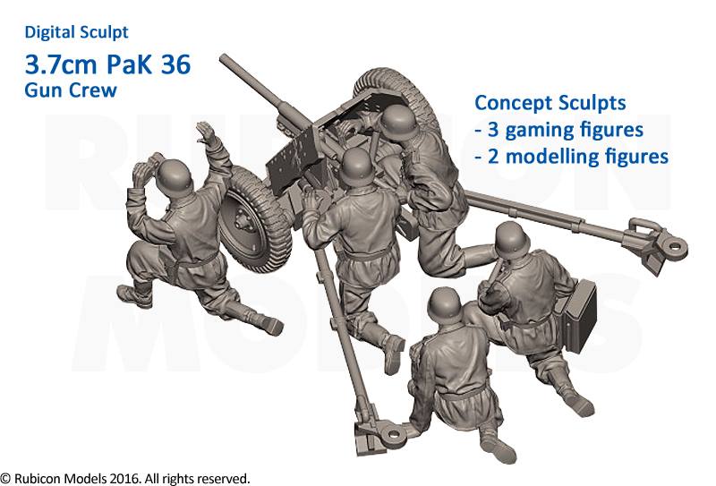 Tabletop Fix: Rubicon Models - Pak 36 Preview