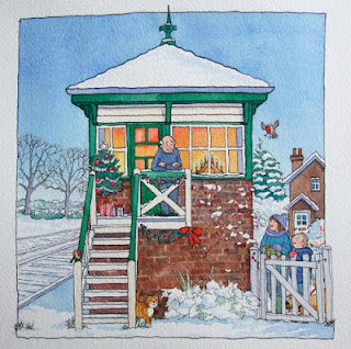 LyndseySmith: Plumpton Signal Box for Christmas