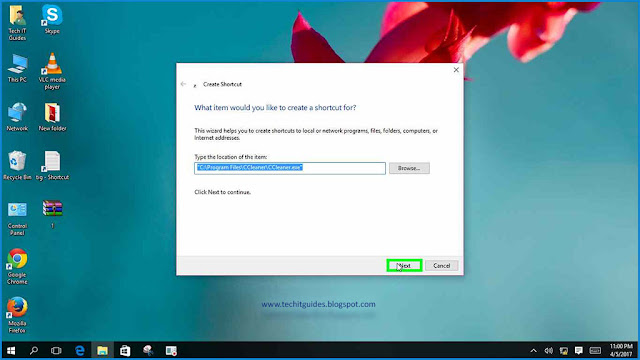 Create Windows Desktop Shortcut For Any Program File Folder