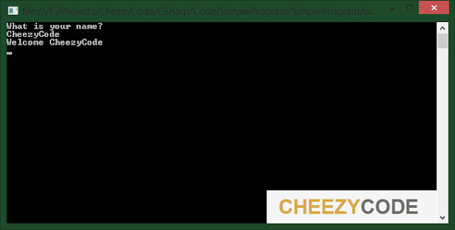 Console Readline And Console Writeline In C