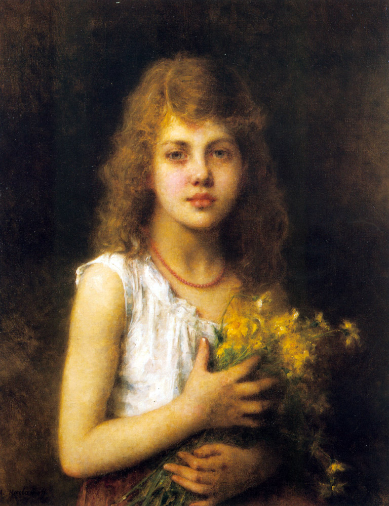 Alexei Alexeivich Harlamoff / Russian painte - Hayang Modol