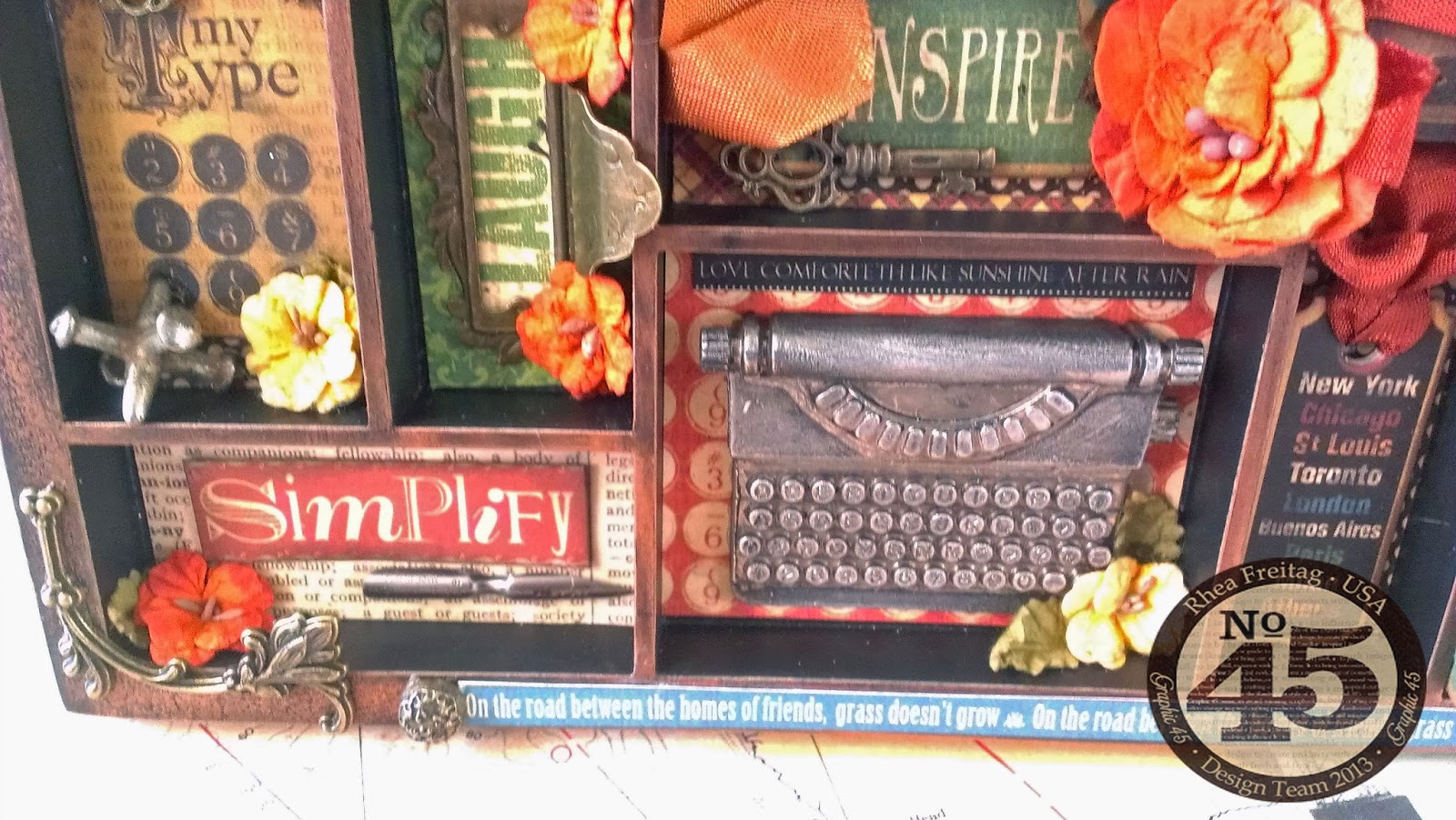 starrgazer creates: Favorite project from 2013: Typography Tray