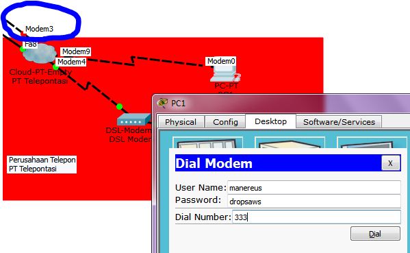 Tutorial Packet Tracer - Cable Modem, DSL, Dial up Configuration, DNS ...