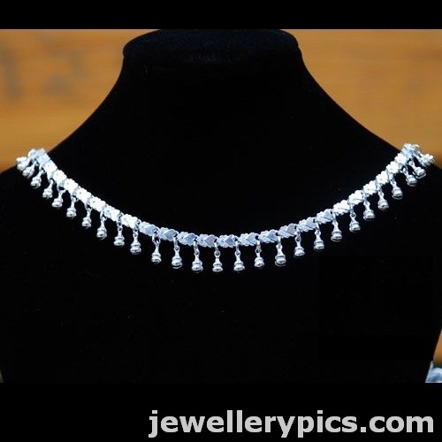 jewelry: Beautiful Silver anklet | pattilu designs