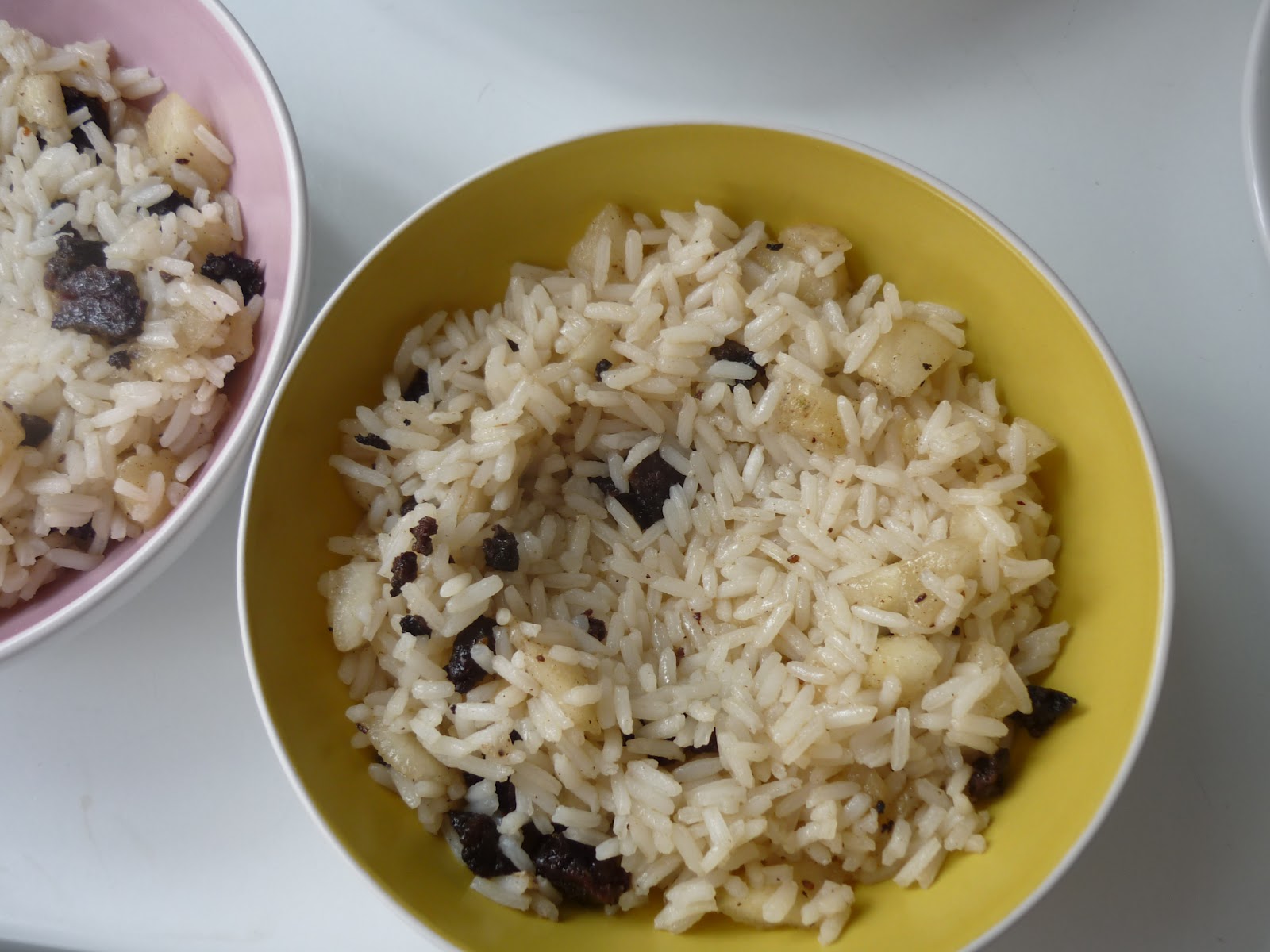 La Chef A: Peras rellenas con arroz y morcilla