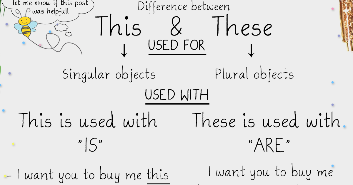 Beez Vita: Difference between on This vs These