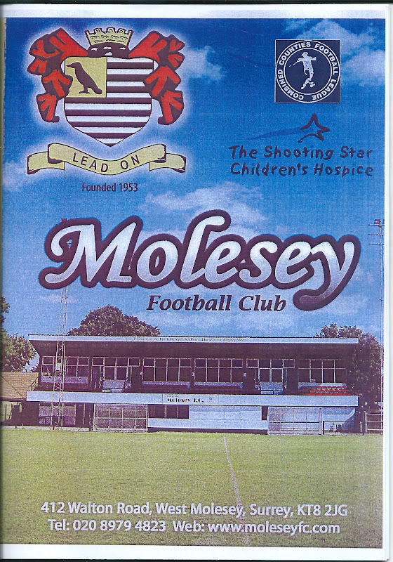 Football Grounds visited by Richard Bysouth: Molesey FC