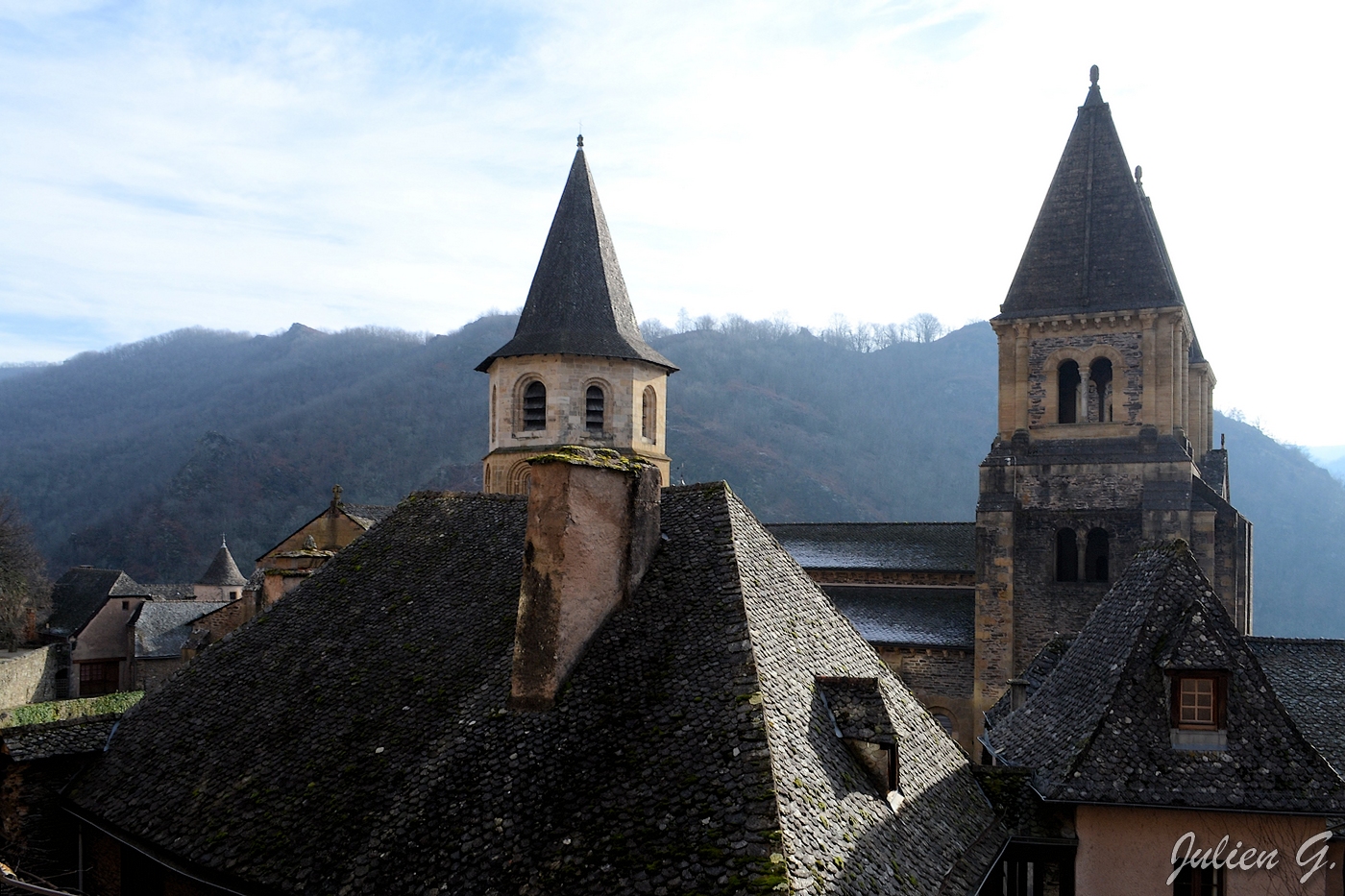 Coins du Monde: FRANCE - Occitanie - L'église abbatiale de Conques et ...