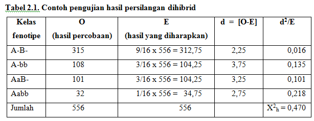 Teori Kemungkinan dan Chi Kuadrat