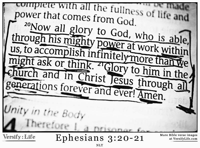 Where Did That Come From?: Ephesians 3:20, A Relationship!