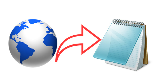 Turn Your Browser into a Notepad