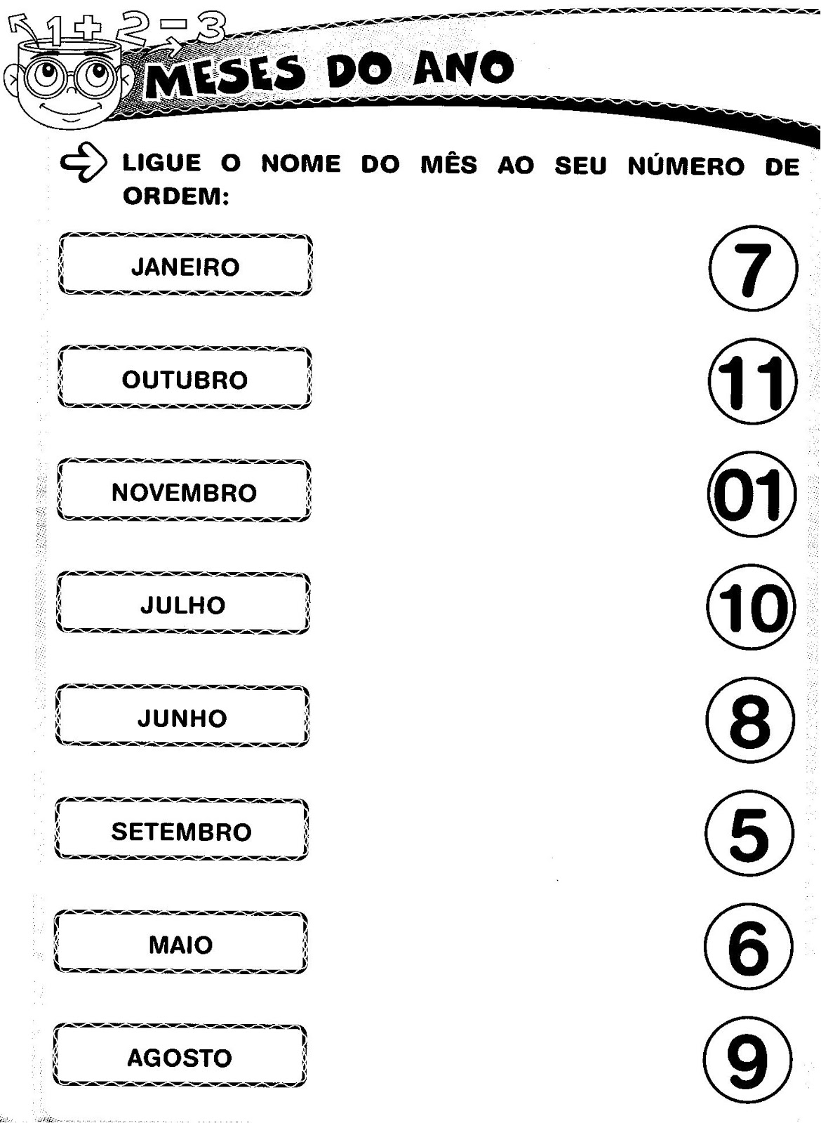 Tabela Dos Meses Do Ano - REVOEDUCA