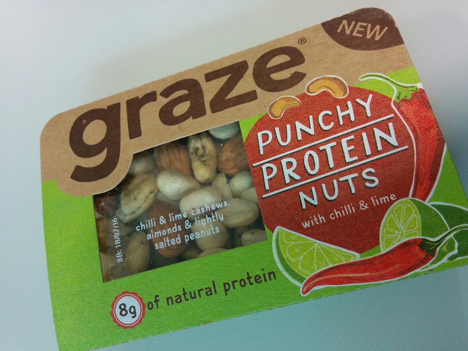 The Excited Eater: Graze Punchy Protein Nuts Review