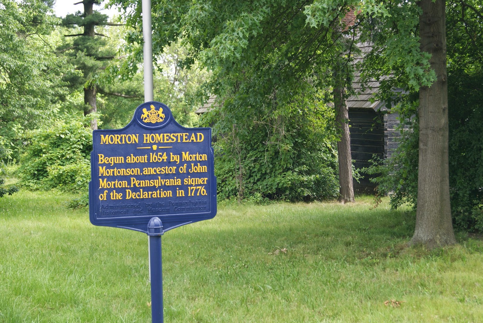 Makkerin blogi: John Morton Homestead