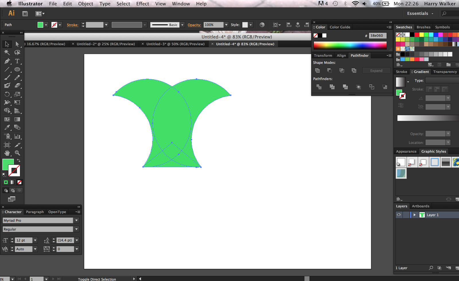 Illustrator & Photoshop Tutorials: Using The Pathfinder Tool (Illustrator)