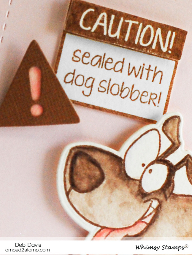 CAUTION! Dog Slobber - NewAmped2Stamp