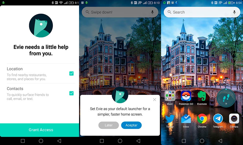 Android y algo +: Evie launcher alternativo y comodo